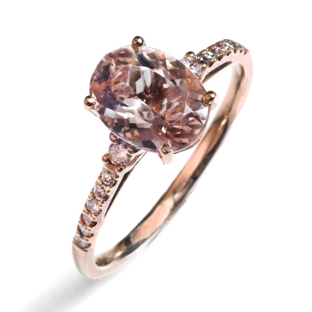 Lotus Engagement Ring – Rebecca Zemans | Custom Handmade